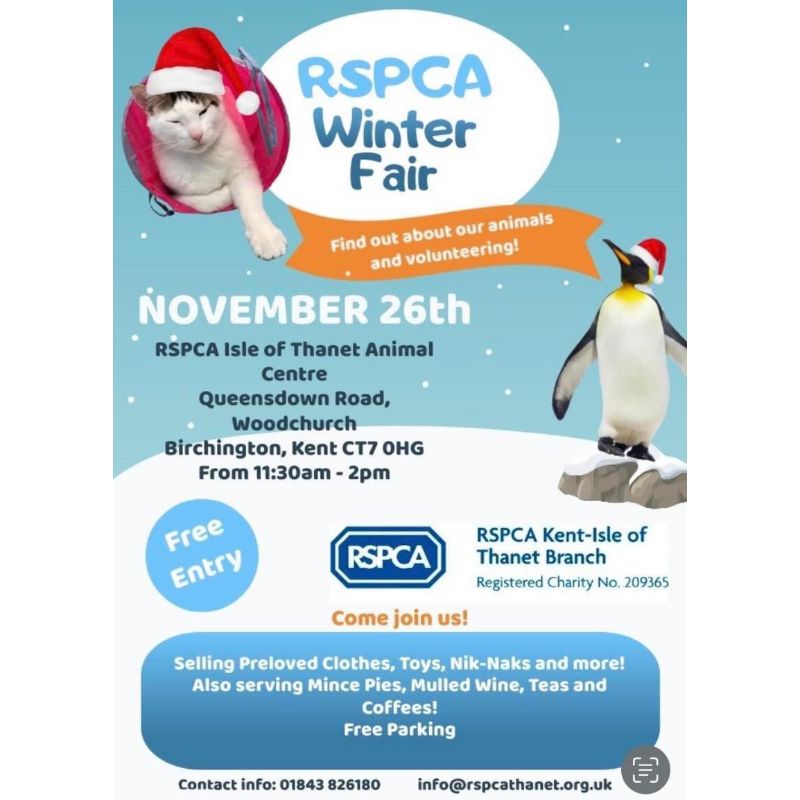RSPCA Winter Fair - What's On Thanet